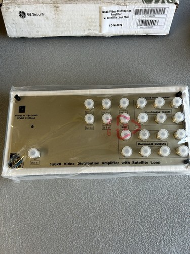 GE Smart Connection 1x6x8 Video Distribution Amplifier with Satellite ...