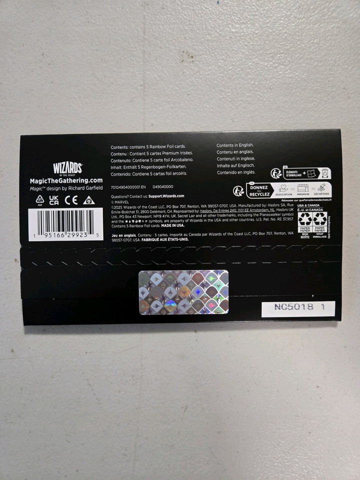 Sealed Secret Lair Deadpool Rainbow 🌈 Foil Edition MTG POSSIBLE ...