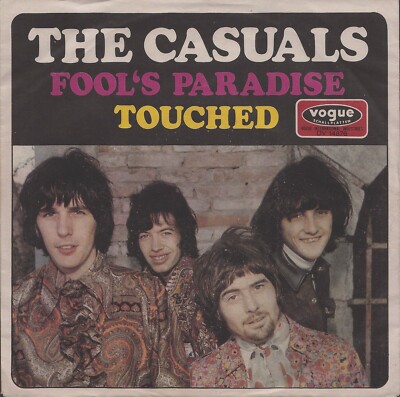 THE CASUALS: Fool's Paradise / Touched (´69 / rare orig. German VOGUE 7 ...