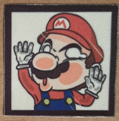 Super Mario Bros. Mario stick and Iron on patch | eBay