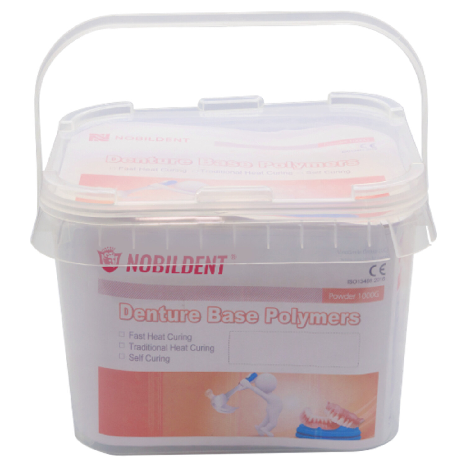 1000g Dental HEAT CURRING Acrylic Resin Denture Base Polymers Resin ...