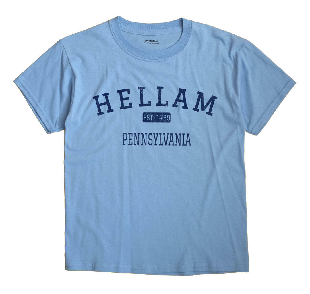 Hellam Pennsylvania PA T-Shirt EST | eBay