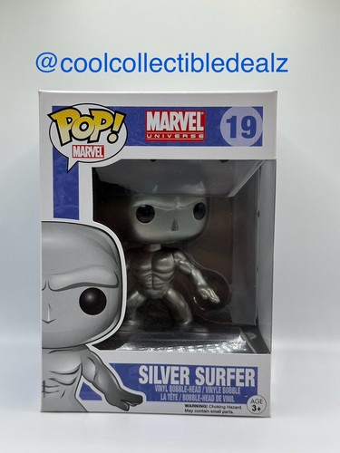 Funko Pop! Marvel Universe Silver Surfer #19 Vinyl Bobblehead With ...