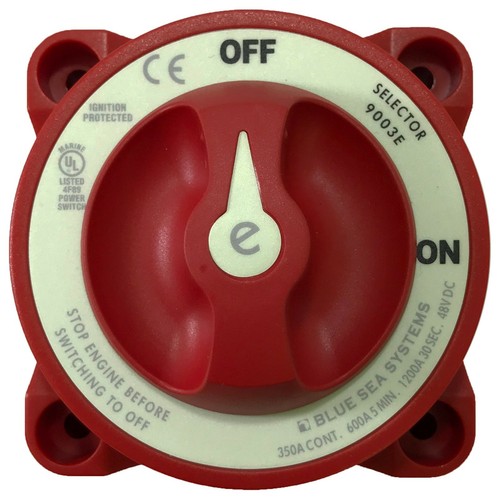 Blue Sea 9003E E-Series Master Battery Switch Single Circuit ON/OFF ...