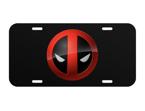 Deadpool SuperHero Legends Vehicle License Marvel Plate Xmen Weapon X ...
