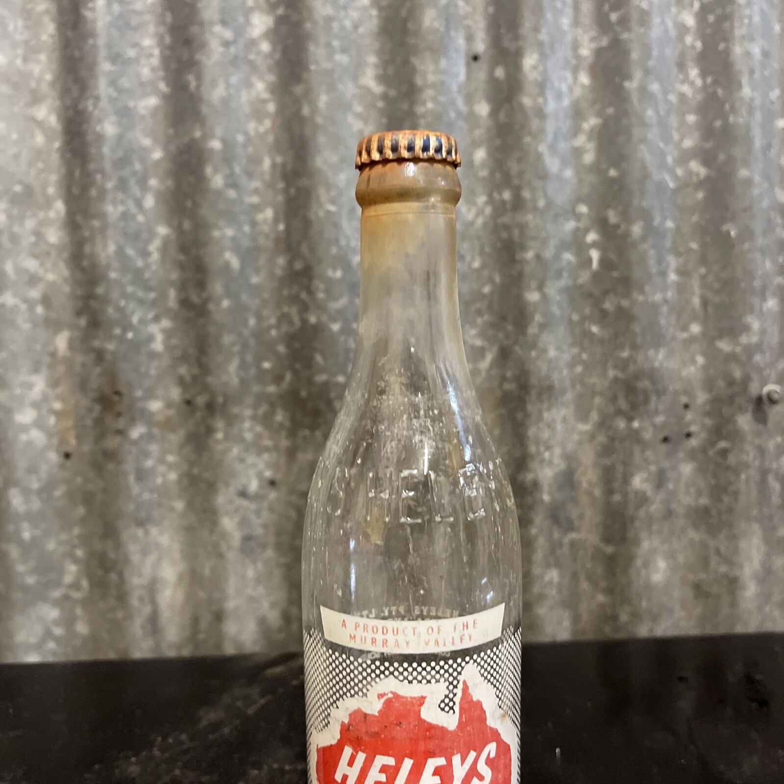 HELEYS 10fl oz. PYRO LABEL SOFT DRINK VINTAGE BOTTLE, Berri Mildura | eBay