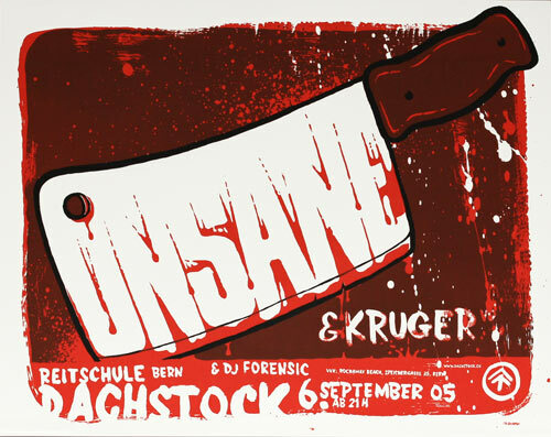 Unsane / Kruger _VERY RARE 9/6/2005 Swiss Concert Poster - melvins ...