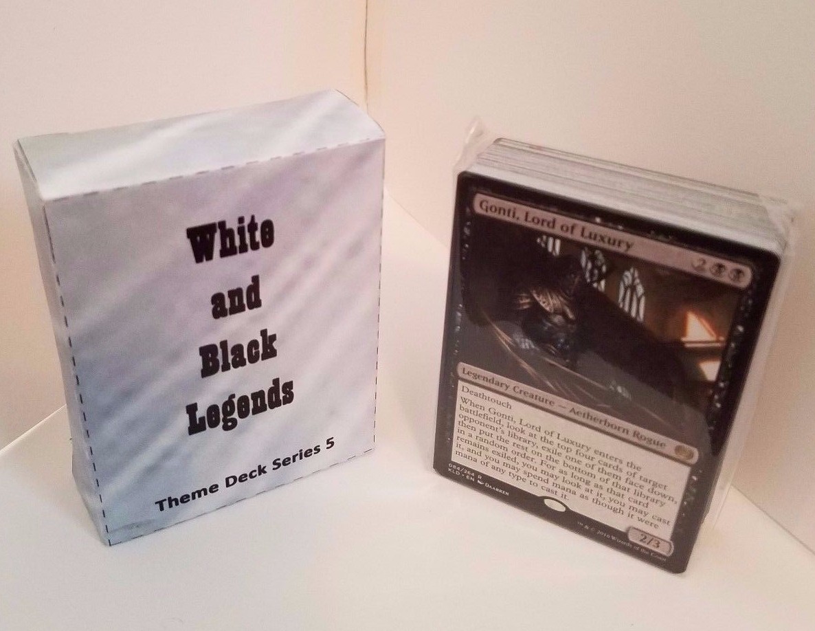 MTG Modern & Theme Decks - Black & White Legends Magic the Gathering | eBay