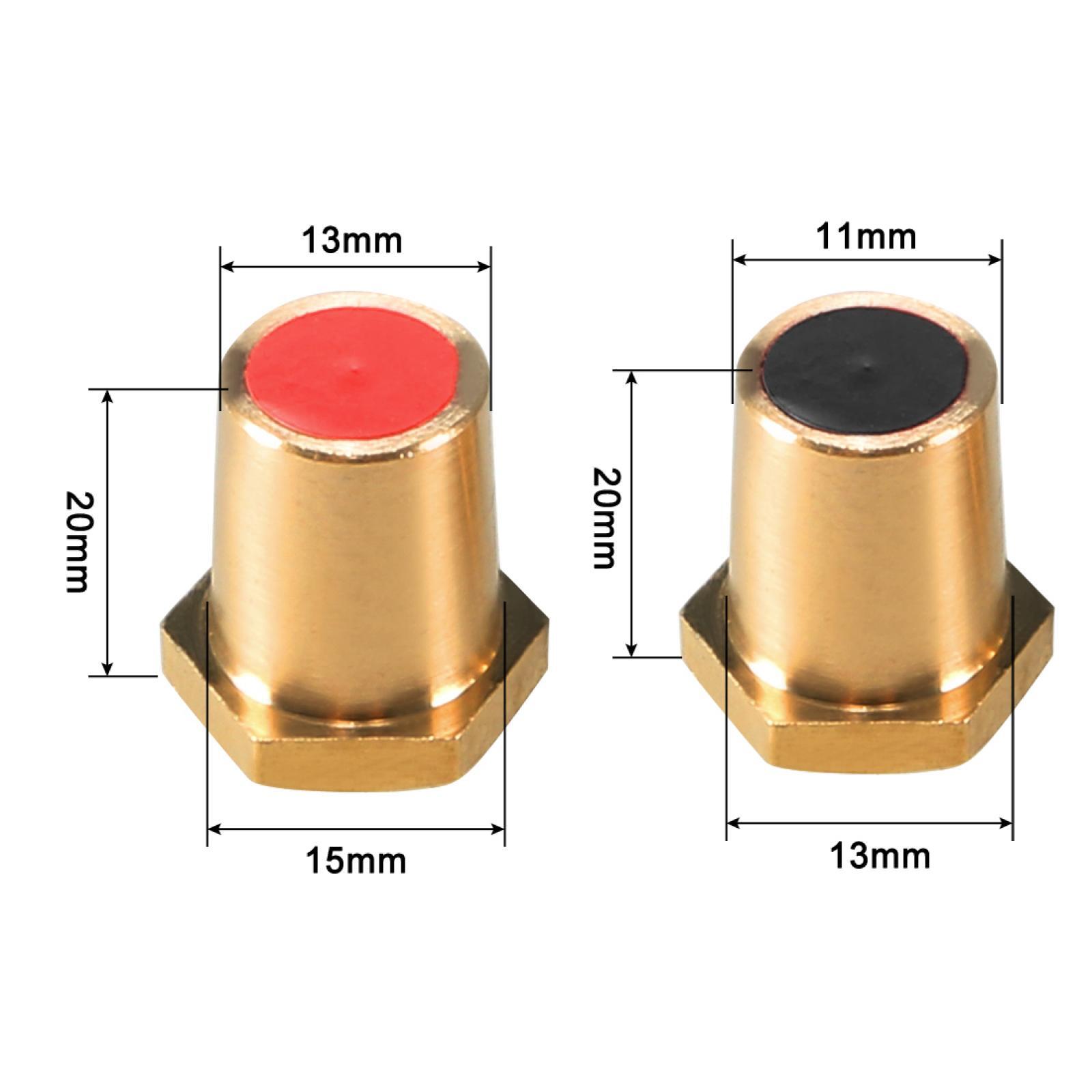 Battery Charging Side Post Positive Negative 7mm Female Brass 1Pair ...