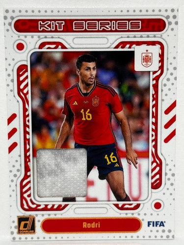 🔥🔥 RODRI ** KIT SERIES ** PATCH 2023-24 Panini DONRUSS FIFA ** SPAIN ...