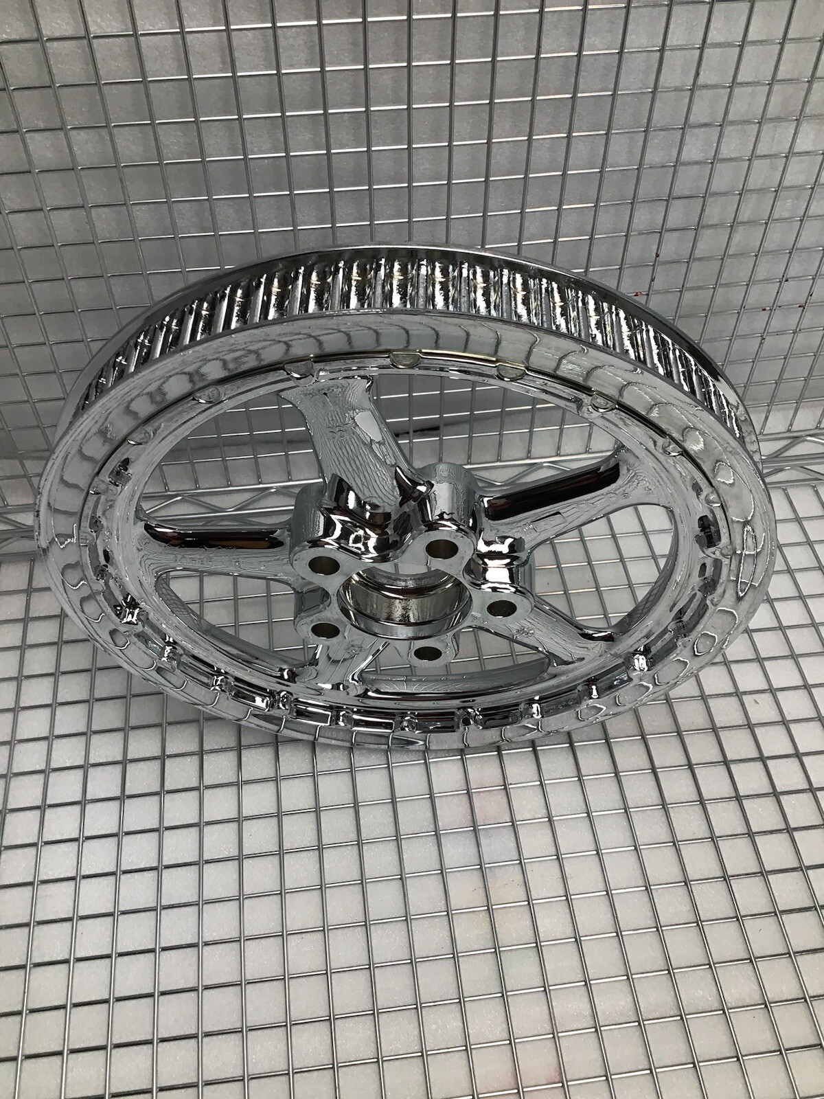 Harley Rocker Softail 2008 -11 CUSTOM CHROME OEM PULLEY only 37728-08 ...