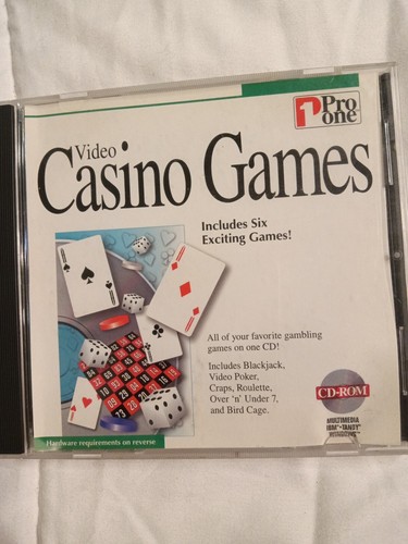 Casino Games CD-rom software - Includes Six Exciting Games - Multimedia ...