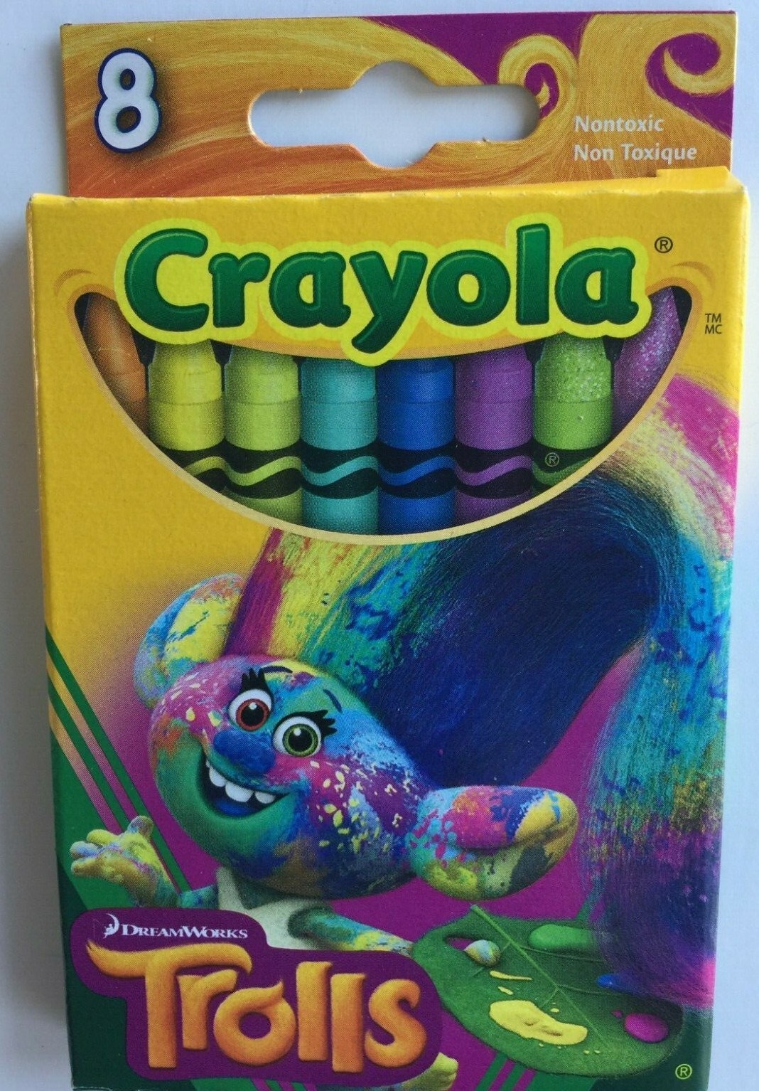 Complete Set Trolls Crayola Crayons Poppy Harper Cooper DJ Suki 4 Boxes ...
