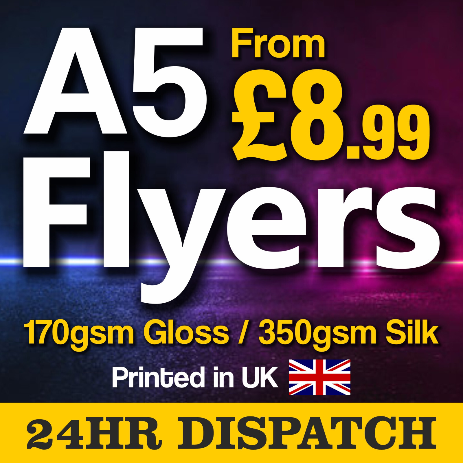 A5 Flyers Leaflets Printed Full Colour 170gsm/350gsm Silk - A5 Flyer Printing | eBay UK