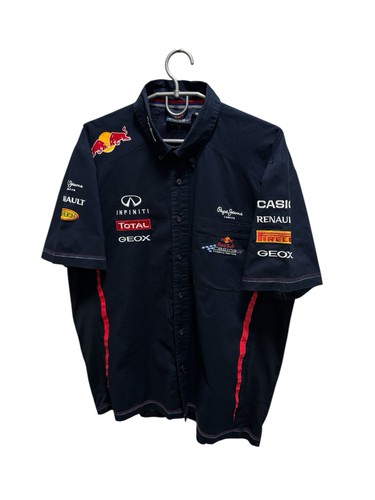 Men’s Red Bull F1 Pepe Jeans Infinity Shirts Racing Embroidered Logo SZ ...