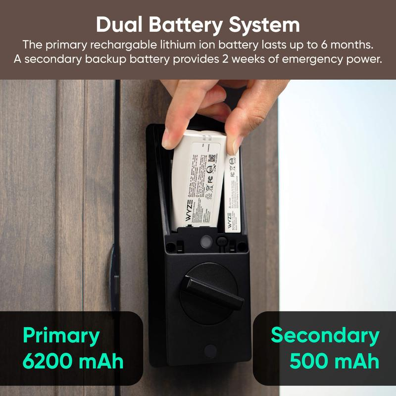 Wyze Palm Lock — Wi-Fi Palm Recognition Smart Lock for Front Door ...