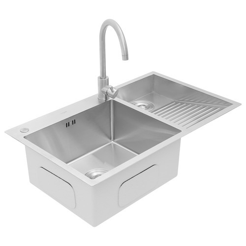 Double Bowl Sink, Laundry Sink With Washboard, Stainless Steel Laundry ...