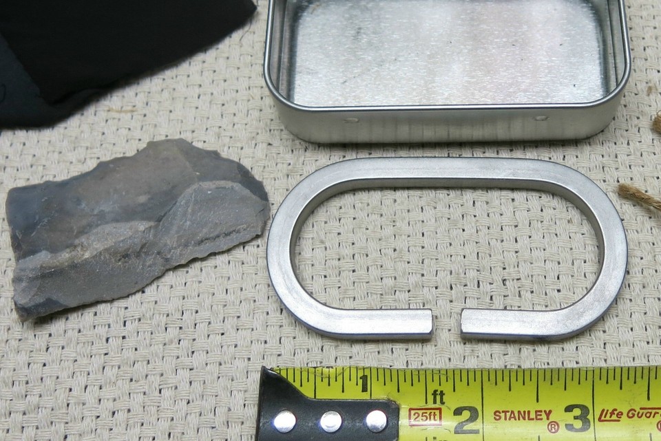 English Flint and Steel Kit, Fire Starter W/ Flint Sharpener & Extra ...