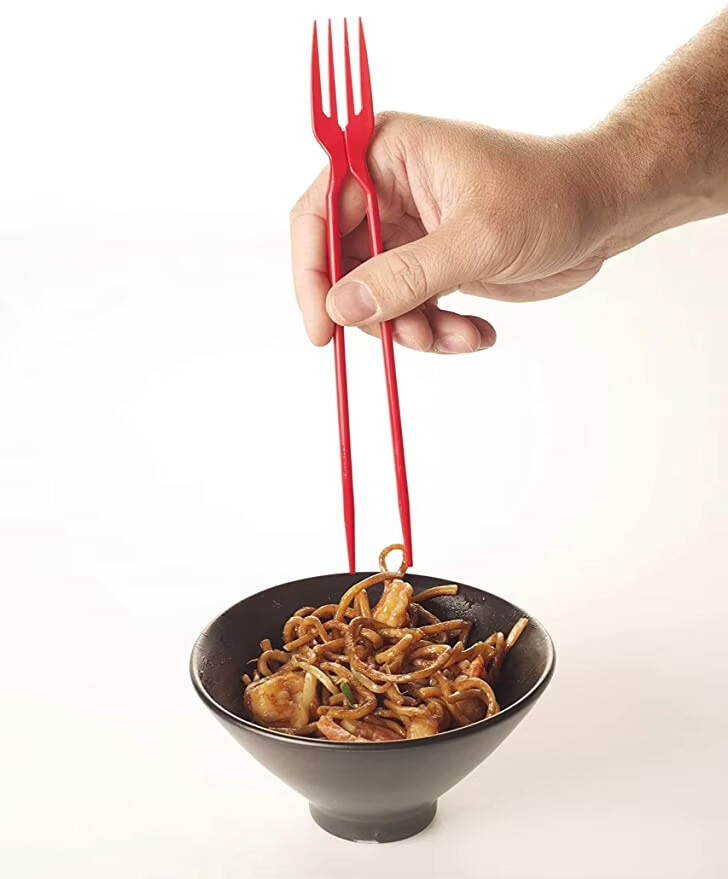 Fork Chopsticks In One, Chork 24 Count Pack Fork Chopsticks Combo HOT ...