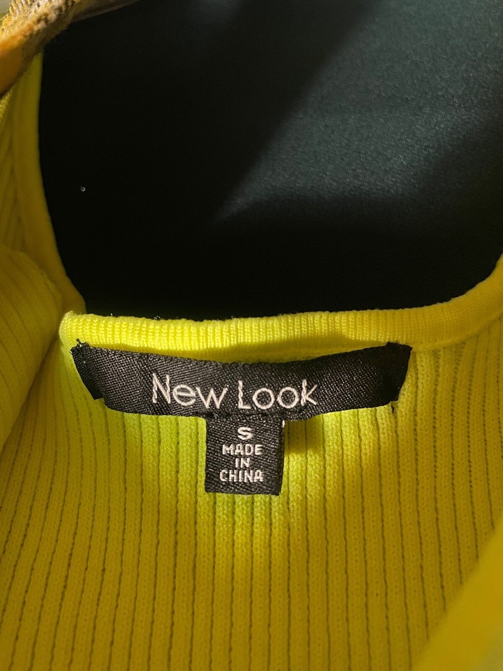 Neon Yellow Mini Dress | eBay