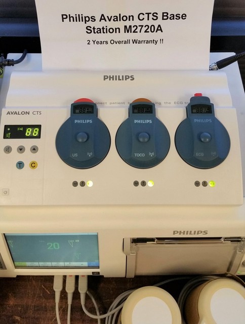 Philips Avalon M2727A Wireless Fetal Monitor ECG Transducer for sale ...