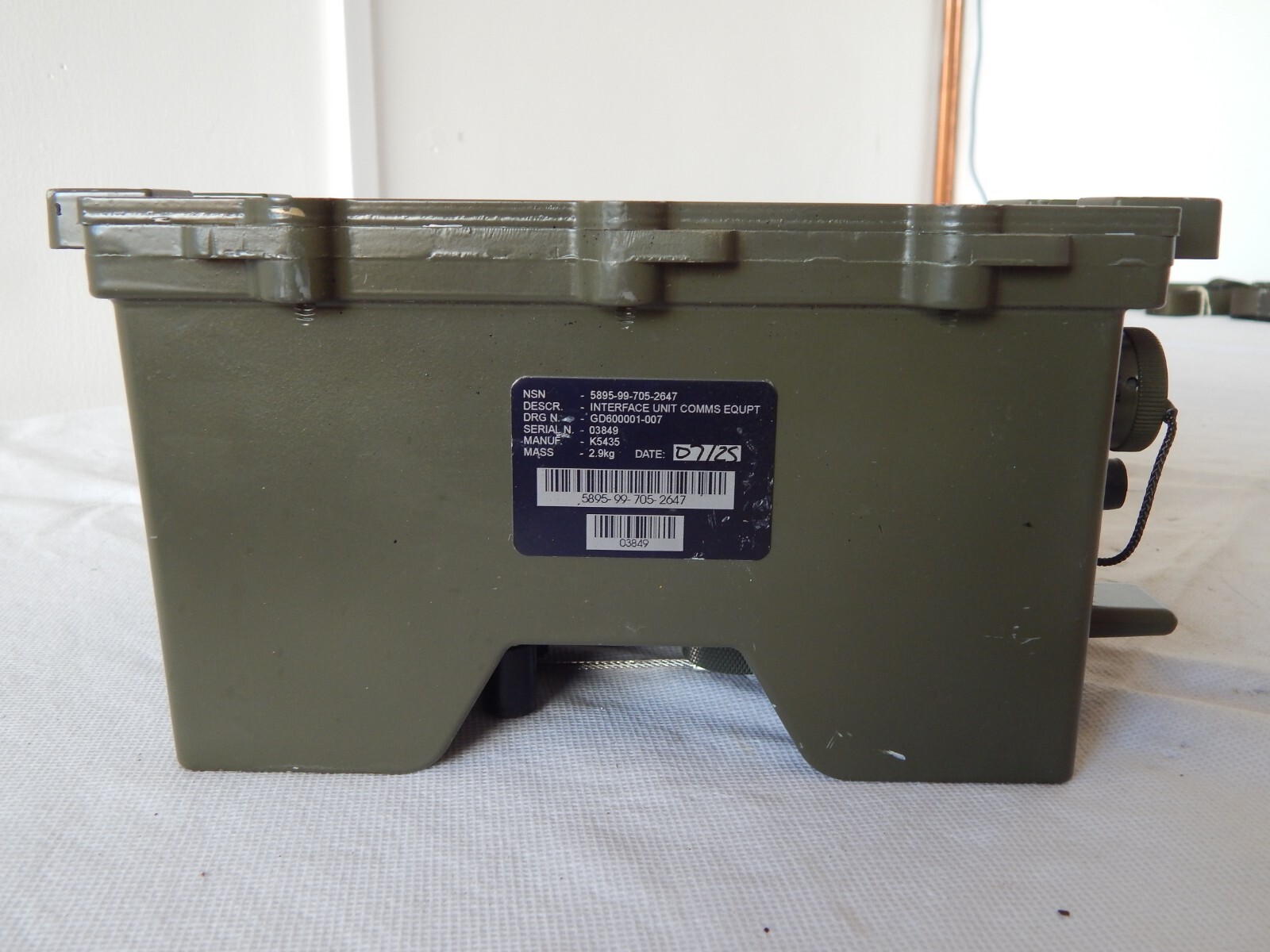 Bowman Radio Army Land Rover FFR Interface Unit Comms Equipment [TR6B ...