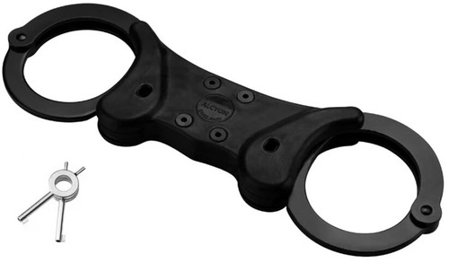 Alcyon Rigid Black Pro-Cuff Double Lock Security Military Police ...