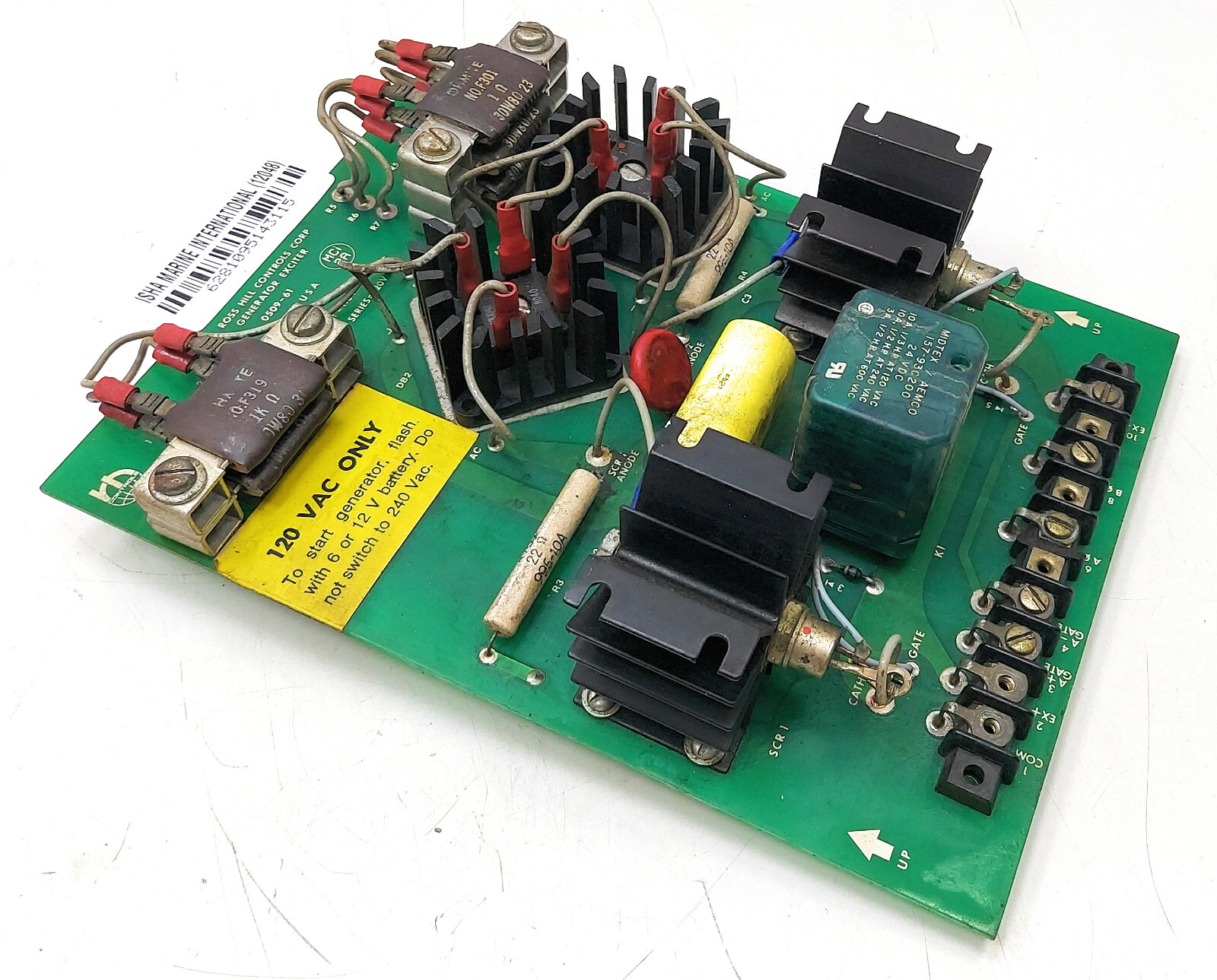 ROSS HILL MNP 0509-61 GENERATOR EXCITER 3115 | eBay