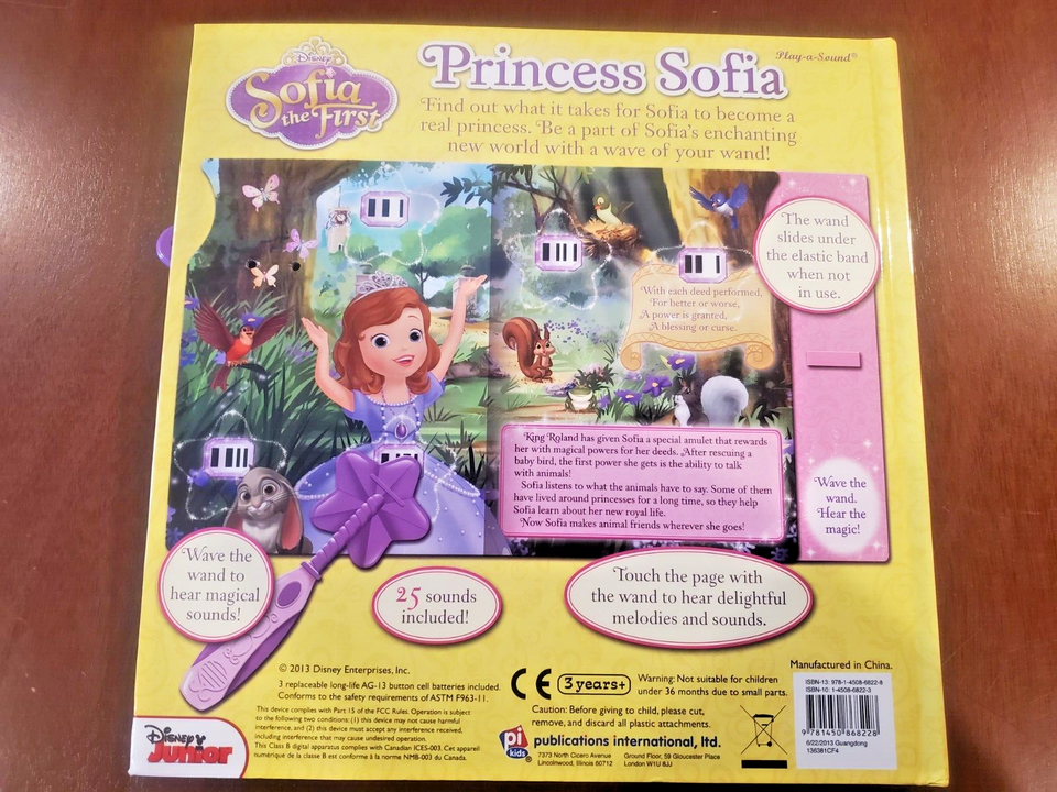 Disney Sofia the First: Princess Sofia (Play-A-Sound) by Wage, Erin ...