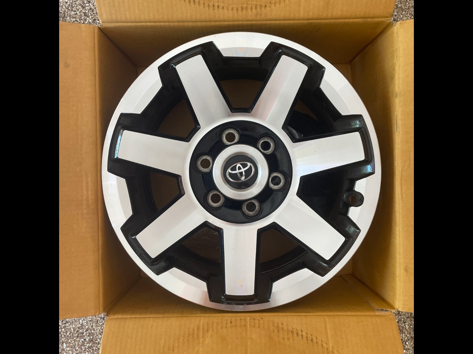 set of 4 Toyota 4Runner TRD Off-Road Rims - Factory Alloy Wheel Black 75154 OEM | eBay