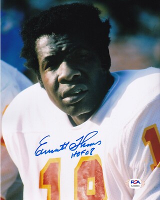 EMMITT THOMAS Signed Autographed Auto 8x10 Photo Picture Kansas City ...