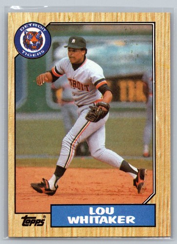 1987 Topps Baseball #661 Lou Whitaker Detroit Tigers | eBay