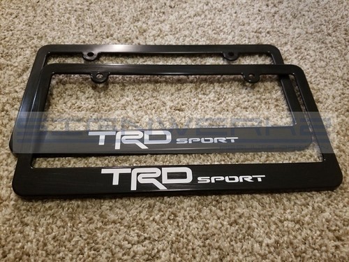 TRD Sport License Plate Frames Toyota Racing FRS A90 RCF RC ISF Corolla ...
