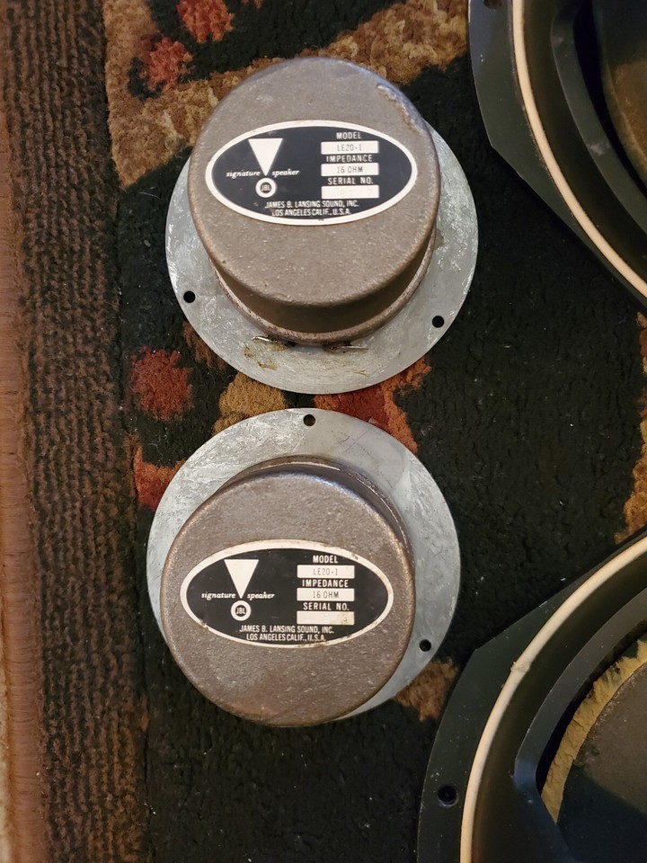 jbl speakers vintage Drivers 2 - LE10A 10in Woofers, 2-Le20-1 Tweeter ...