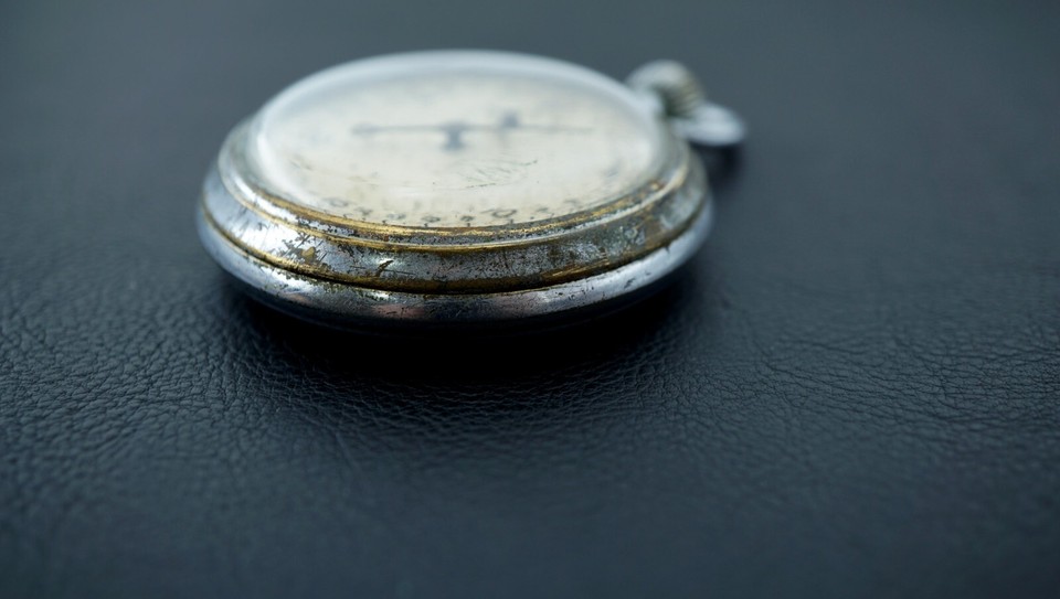 Vintage German military WWII mechanical stopwatch 50mm two-button ...
