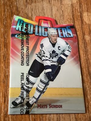 1998-99 Topps Finest Red Lighters Refractors #R19 Mats Sundin SP RARE ...