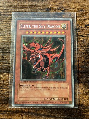 Slifer the Sky Dragon YMA-EN001 Secret Rare Limited Edition Yugioh | eBay