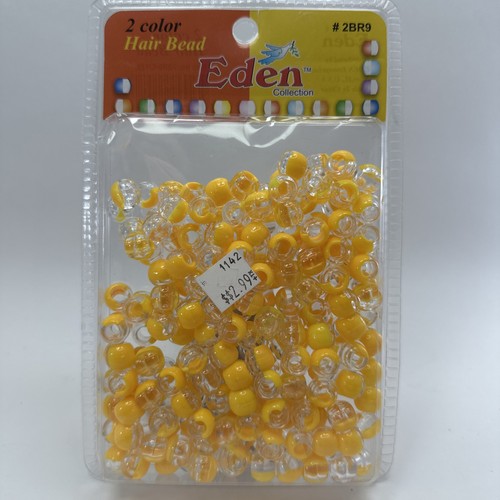 Eden Hair Beads 200 Count Pack EBS 2 Colors All Ages Fashion Beads ...