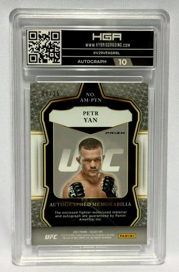 2021 Panini Select UFC Petr Yan Tie-Dye /25 Patch Auto 1st Autograph ...