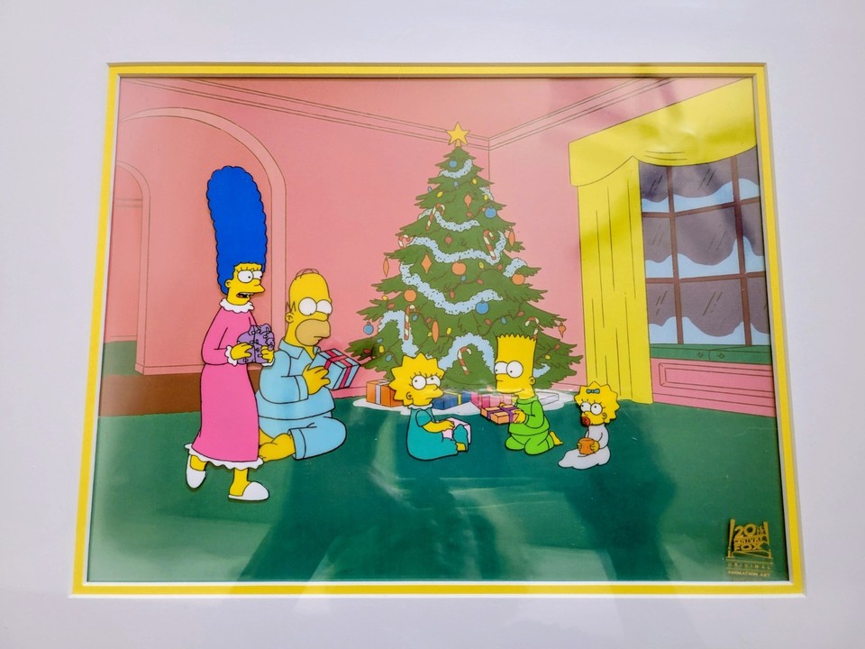 Simpsons Production Cell " Miracle On Evergreen Terrace" Christmas ...