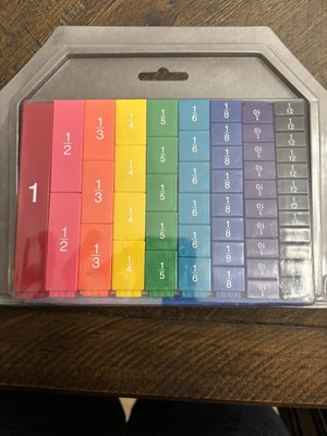Set of Fraction Tower Equivalency Cubes Learning Aid Teaching Tools ...