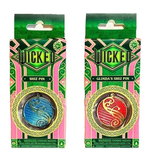 NIP Wicked Movie Elphaba and Glinda Shiz Pin Set Of 2 2024 University ...