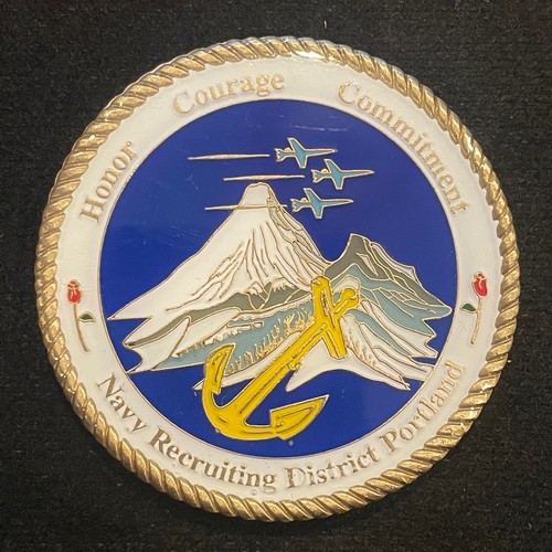 Navy Recruiting District Portland Challenge Coin | eBay