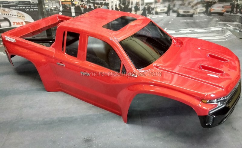 Chevy 19 Silverado Z71 Custom Painted RC Body 1/5 For Traxxas X-MAXX ...