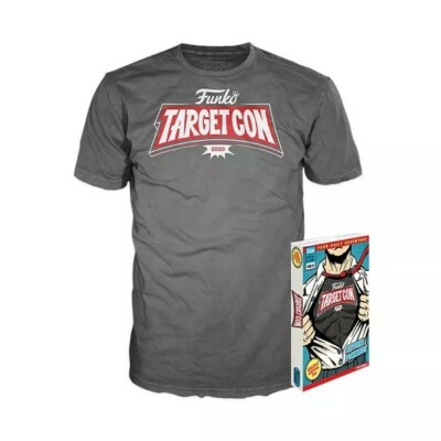 TARGET CON 2020 FUNKO T-SHIRT LIMITED EDITION SIZE LARGE & XL | eBay