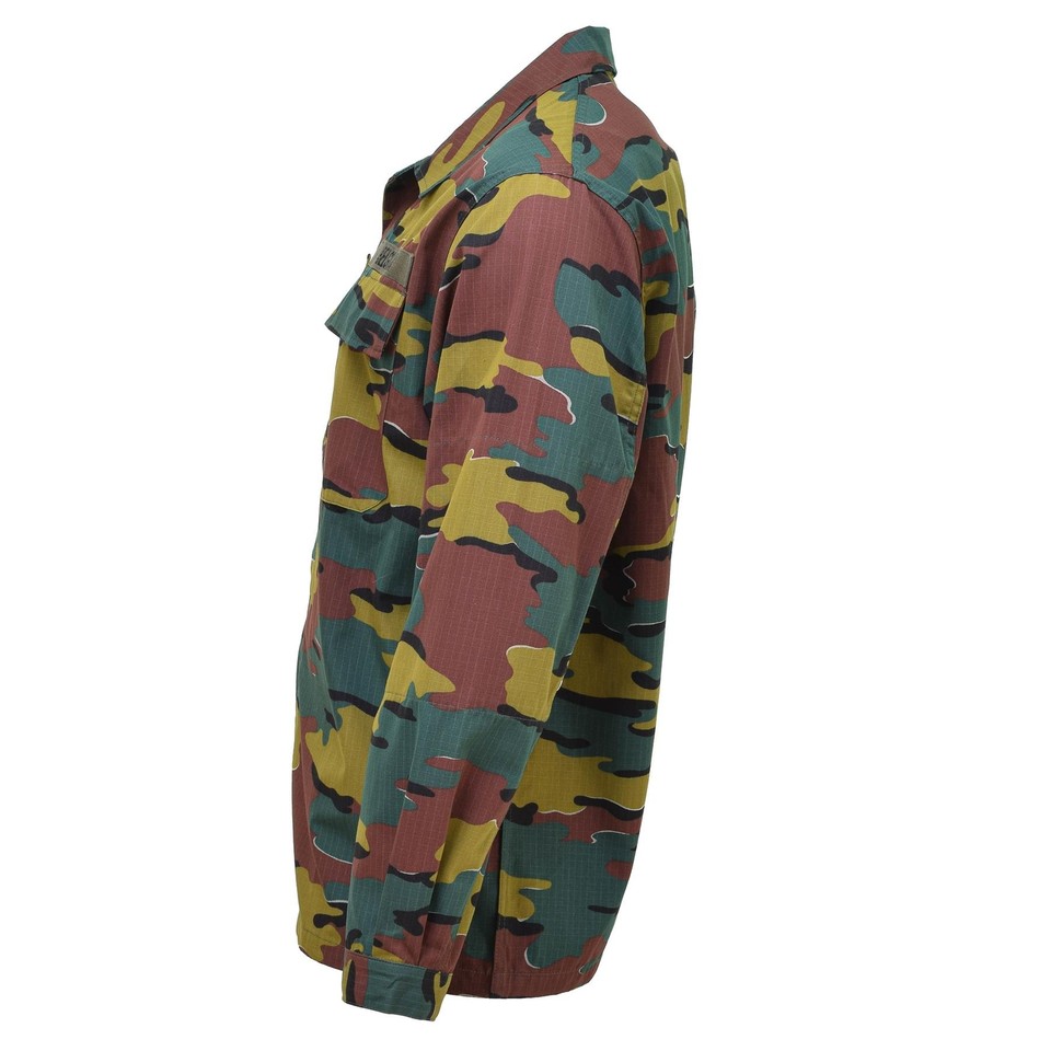 Original Belgian Army field combat shirts Ripstop BDU jigsaw troops ...