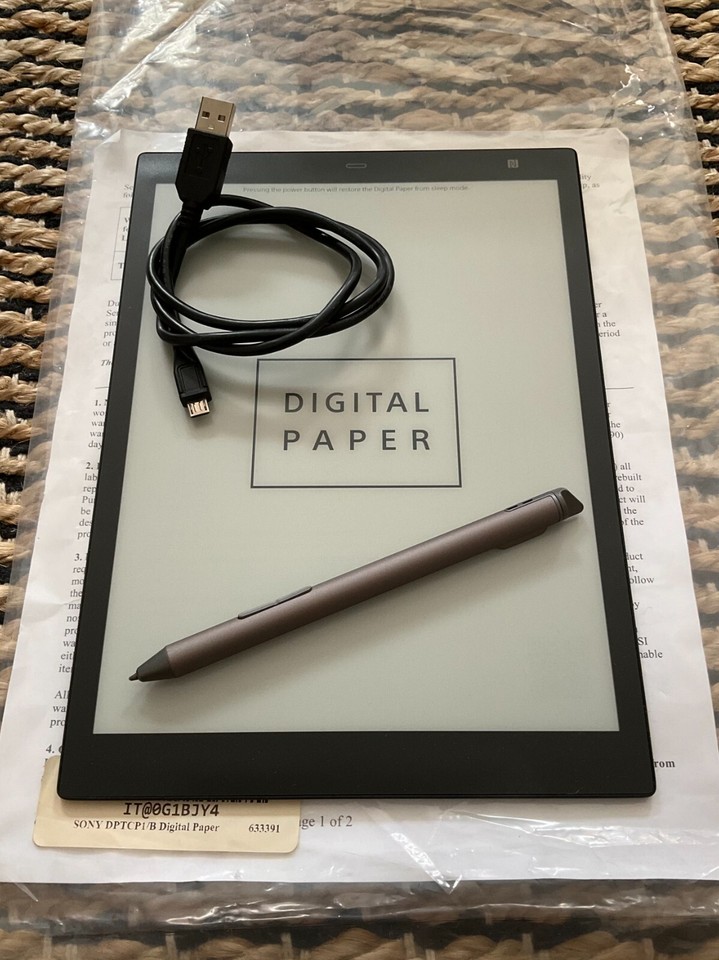 Sony DPT-CP1 digital paper 10" tablet | eBay