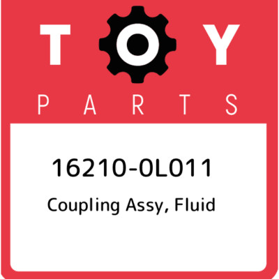 16210-0L011 Toyota Coupling assy, fluid 162100L011, New Genuine OEM ...