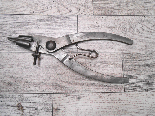 Milbar Spring Loaded M4 Snap Ring Pliers Adjustable Vintage | eBay