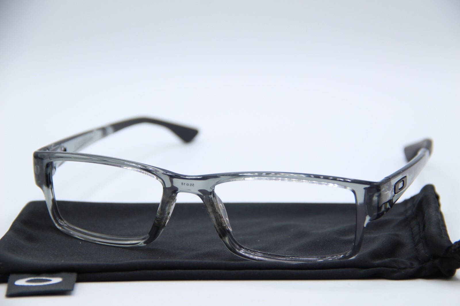 NEW OAKLEY OX8046-0353 AIRDROP GREY SHADOW AUTHENTIC EYEGLASSES 53-18 ...